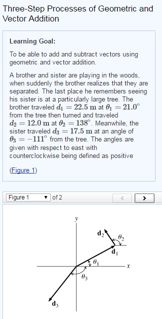 Solved Three-Step Processes of Geometric and Vector Addition | Chegg.com