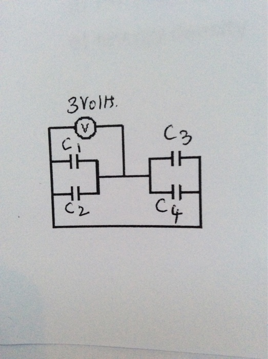 Solved the capacitance values are c1= 5pF, c2= 15 pF, c3= 2 | Chegg.com