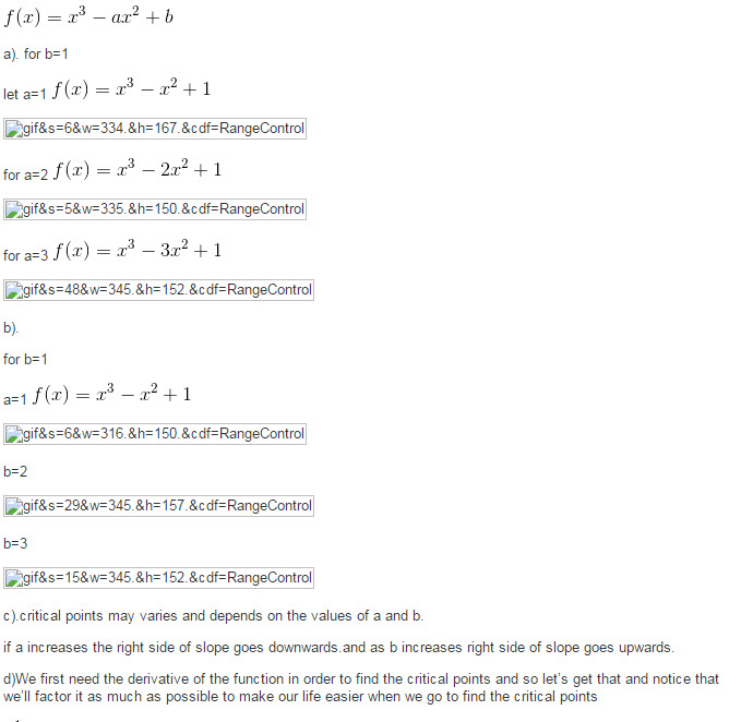 Solved 7. For the two parameter family of function | Chegg.com