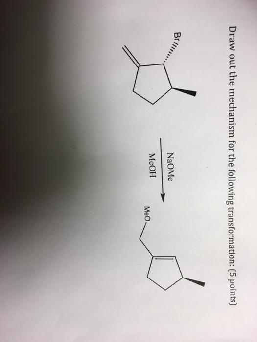 Solved Draw out the mechanism for the following | Chegg.com