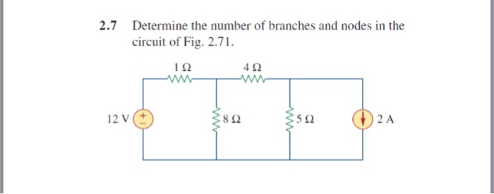 Solved Determine the number of branches and nodes in the | Chegg.com