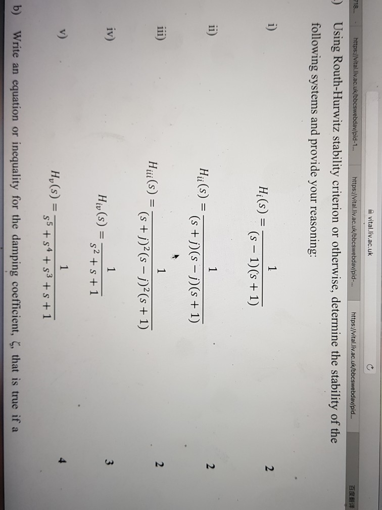 Solved vital.liv.ac.uk 718 al,liv https://vital.liv.ac.uk | Chegg.com