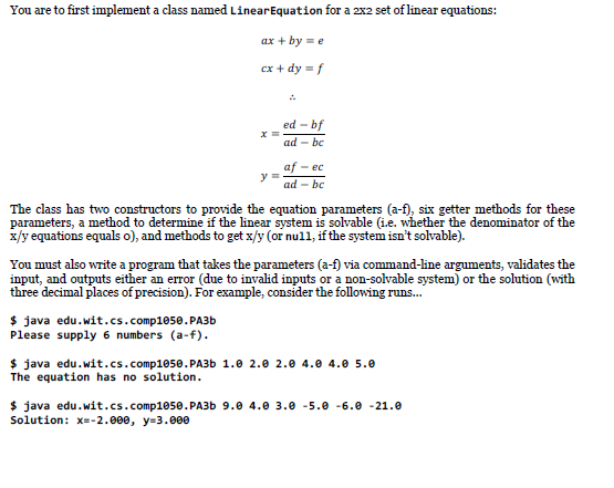 Solved You are to first implement a class named | Chegg.com