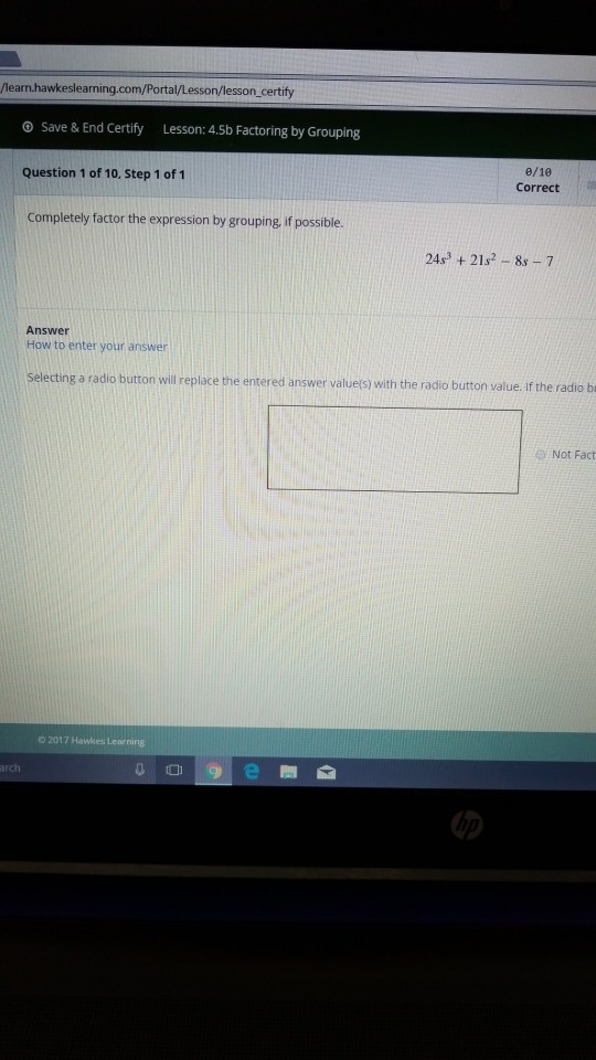 Solved Completely factor the expression by grouping. If | Chegg.com