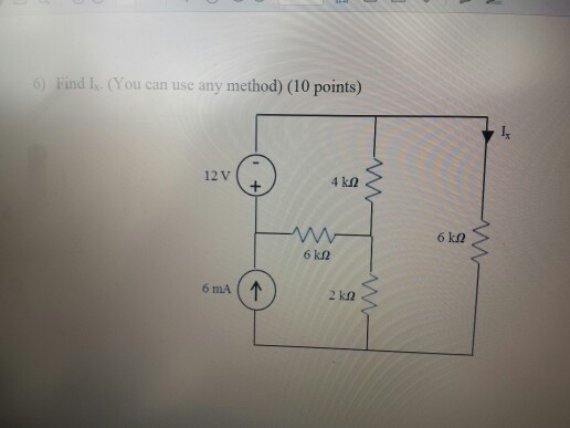Solved Find I_x. (You can use any method) | Chegg.com