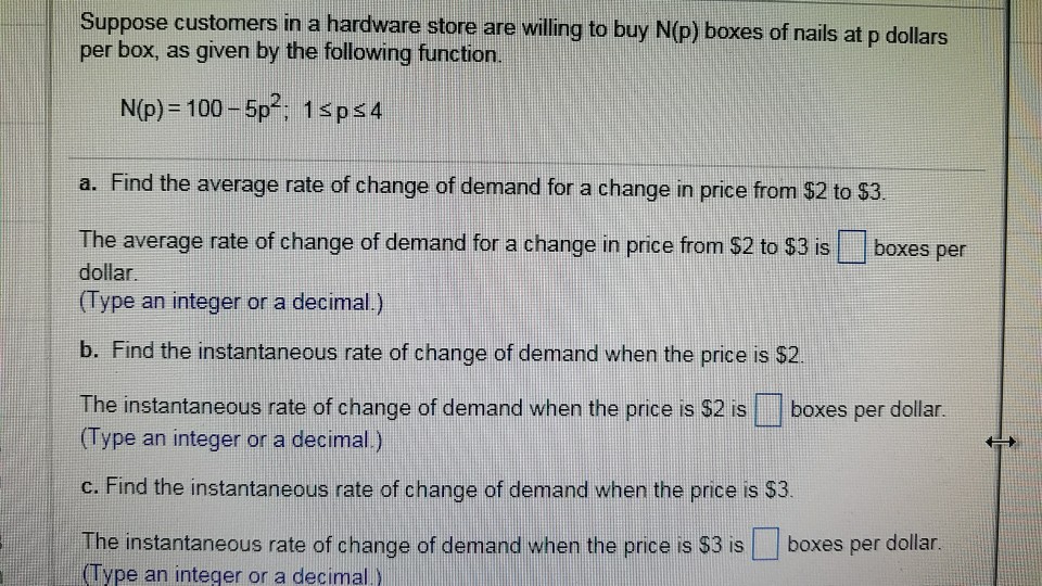 Solved Suppose that f(x) = 5x2 (a) What is the average rate | Chegg.com
