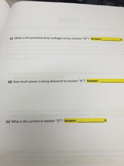 Solved SECTION3 5.2 8.8 6.4 6.O Fill in the values from the | Chegg.com
