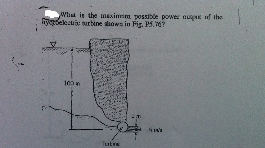 Solved What is the maximum possible power output of the | Chegg.com