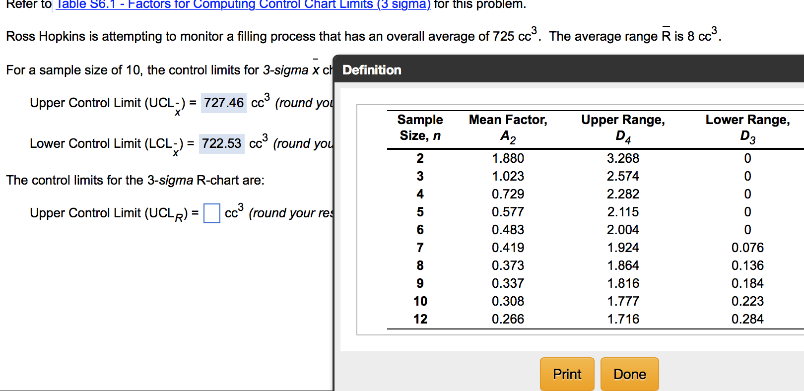 Solved Ross Hopkins is attempting to monitor a filling | Chegg.com