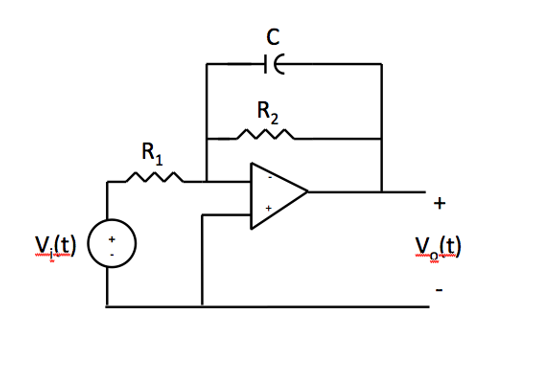 Solved Using the next circuit, low pass filter: a) Design | Chegg.com