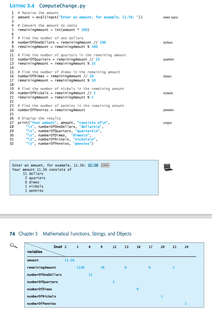 Solved Python Programming Question 4.7 (Financial | Chegg.com