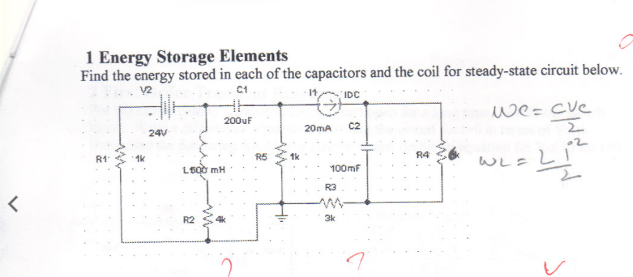 Solved Please find Wc1, Wc2, and WL1 for both circuits | Chegg.com