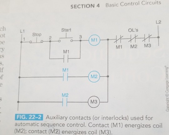 Solved Basic Control Circuits SECTION 4 L2 ch ot 1 Stop | Chegg.com