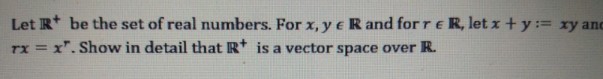 Solved Let R be the set of real numbers. For x, y e R and | Chegg.com