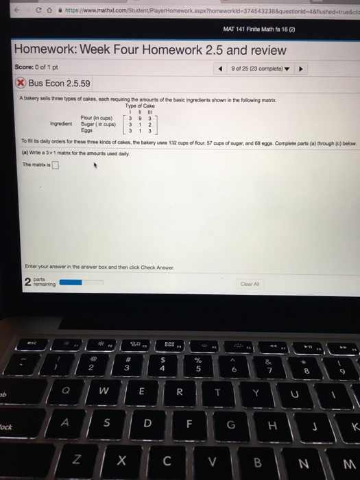 Solved C https://www.mathxl.com/Student/PlayerHomework | Chegg.com