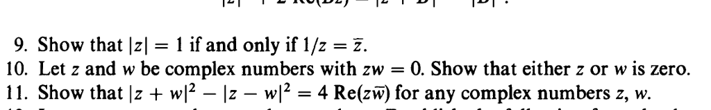 Solved Complex variable and analysis. #9, #10, and #11 | Chegg.com