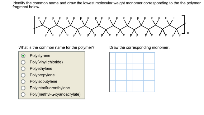 Solved Identify the common name and draw the lowest | Chegg.com