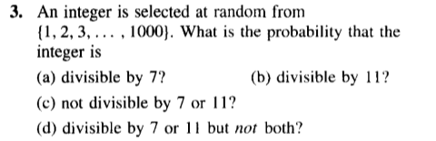 Solved An integer is selected at random from {1, 2, 3, | Chegg.com