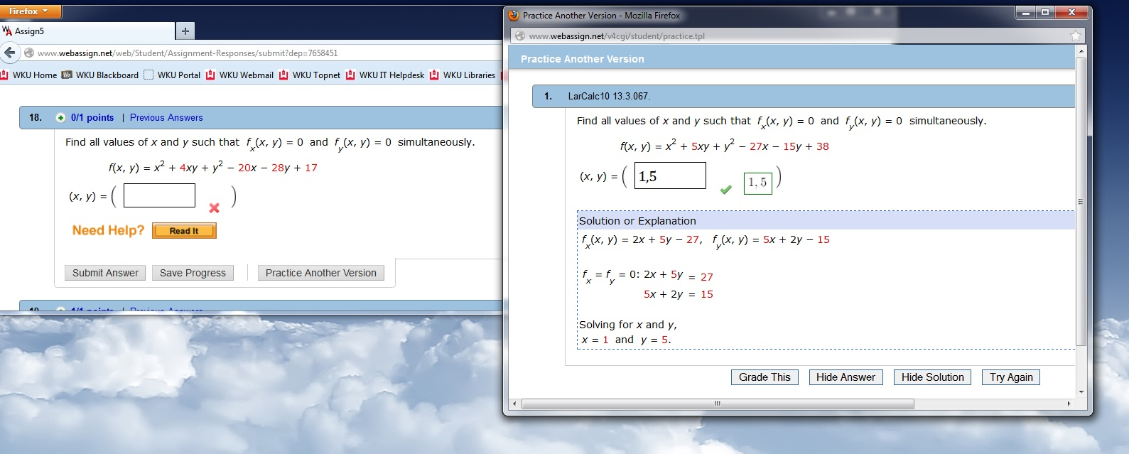 Solved Find all values of x and y such that fx( | Chegg.com Solved Find all values of x and y such that fx( | Chegg.com