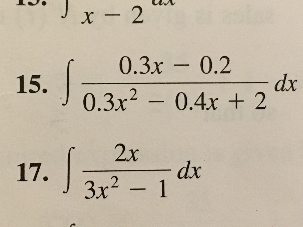 Solved How do I find dx step by step? Integral 0.3 - | Chegg.com
