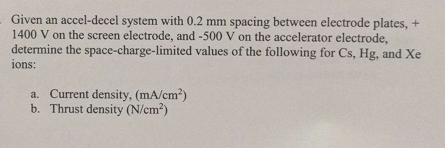 Solved Given an accel-decel system with 0.2 mm spacing | Chegg.com