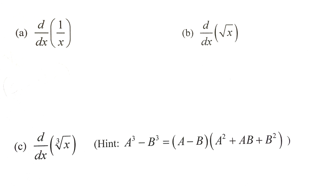 Solved Use the definition of the derivative to find the | Chegg.com