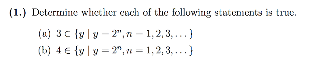 Solved Determine whether each of the following statements is | Chegg.com