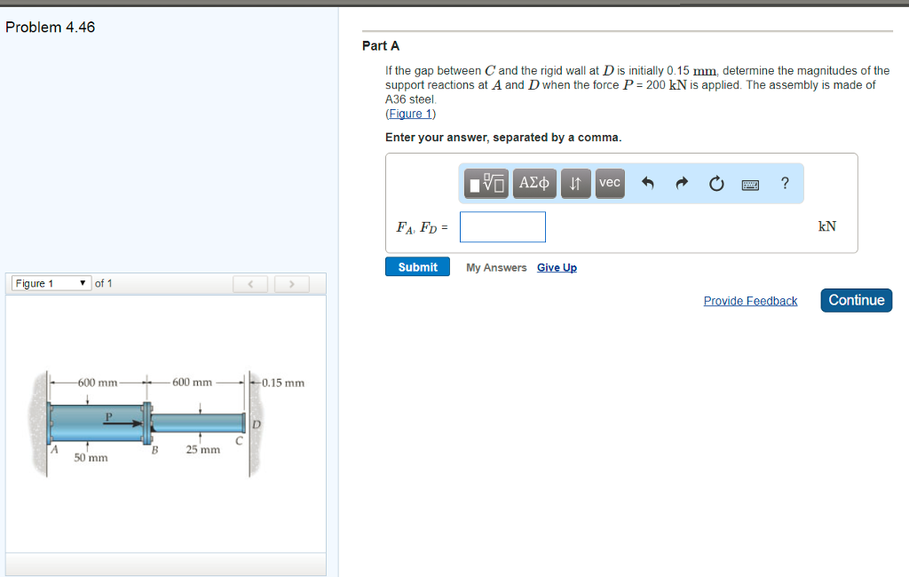 Solved Problem 4.46 Part A If the gap between C and the | Chegg.com