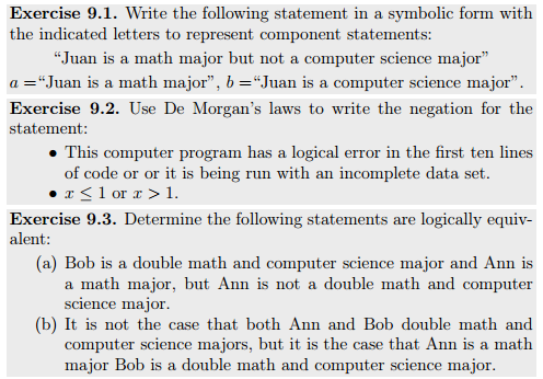 Solved Write the following statement in a symbolic form with | Chegg.com