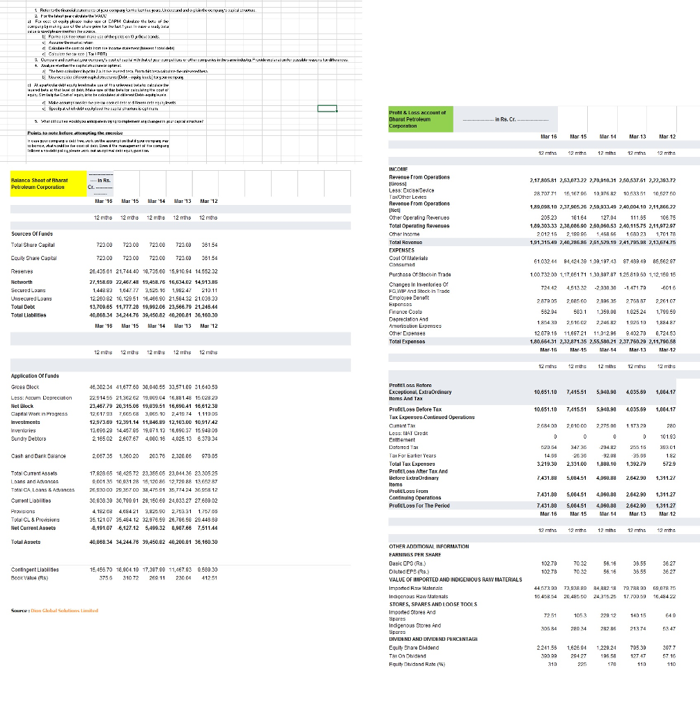 refer enclosed attachment for financial | Chegg.com