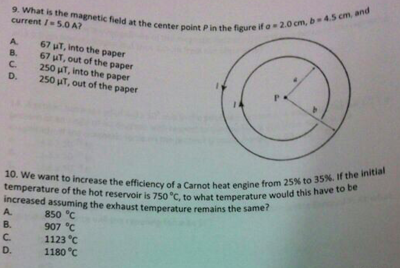 Solved What is the magnetic field at the center point P in | Chegg.com