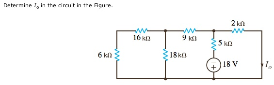 Solved Determine Io in the circuit in the Figure. | Chegg.com Solved Determine Io in the circuit in the Figure. | Chegg.com