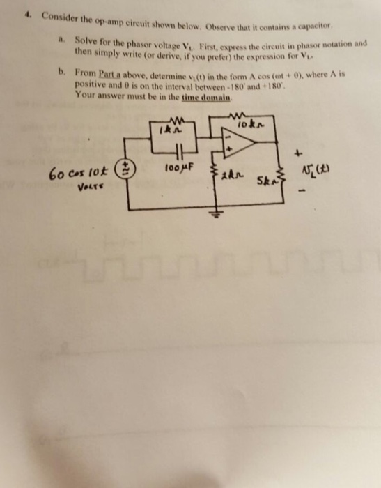 Solved Consider the op-amp circuit shown below. Observe that | Chegg.com