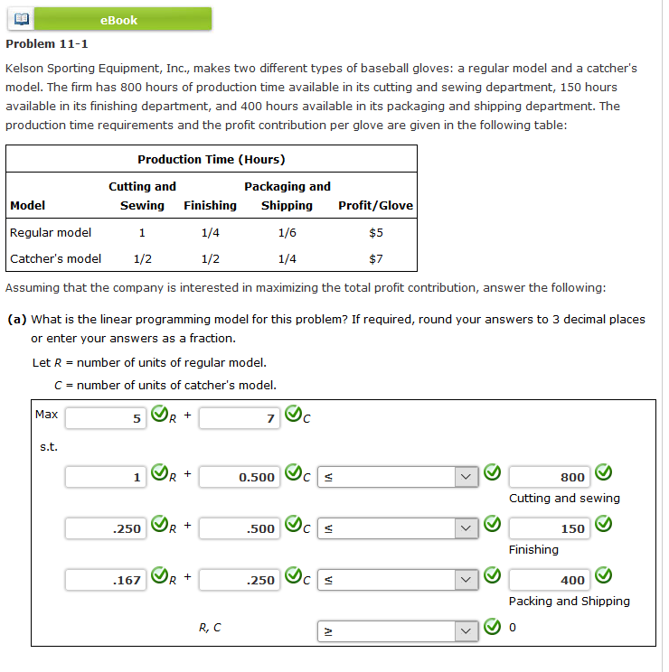 Solved eBook Problem 11-1 Kelson Sporting Equipment, Inc., | Chegg.com Solved eBook Problem 11-1 Kelson Sporting Equipment, Inc., | Chegg.com