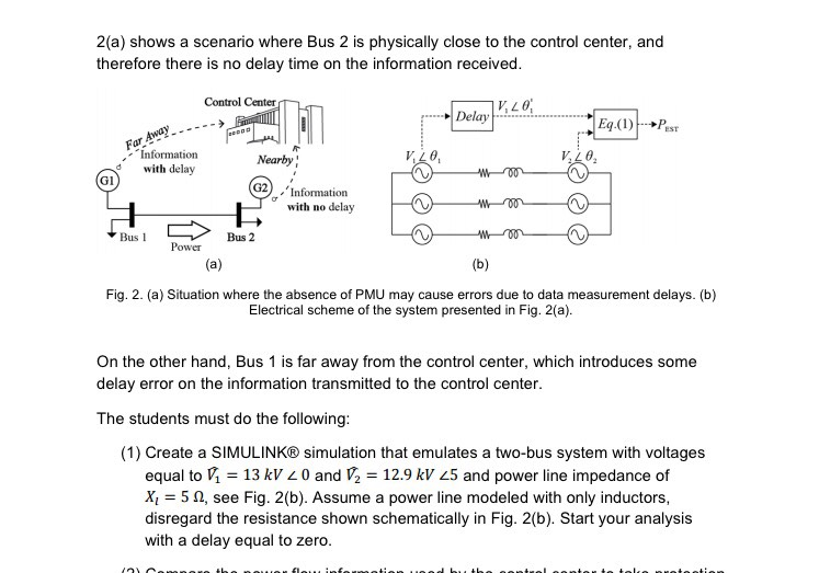 Solved Shows a scenario where Bus 2 physically close to the | Chegg.com