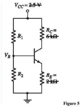 Solved (a) Redesign the circuit shown in Figure 5 using VCC | Chegg.com