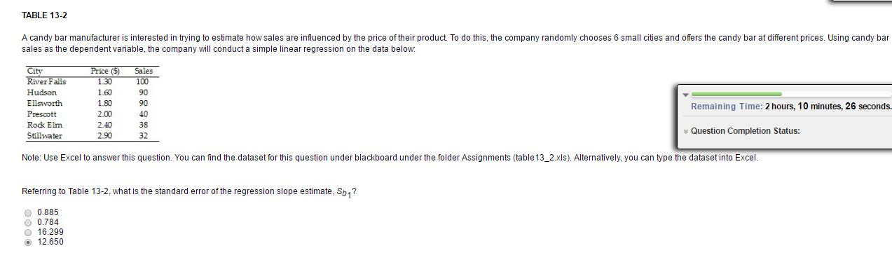 Solved A candy bar manufacturer is interested in trying to | Chegg.com