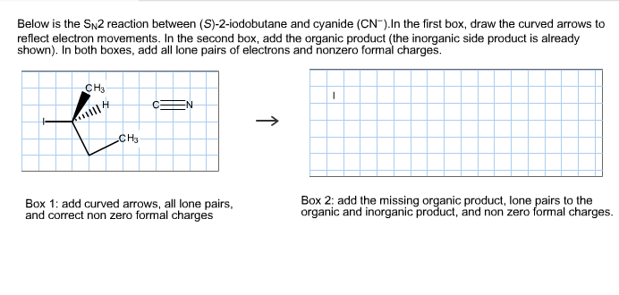 Solved Below is the SN2 reaction between (S)-2-iodobutane | Chegg.com