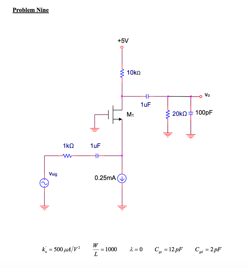 Solved Find the low and high cutoff frequencies for all of | Chegg.com
