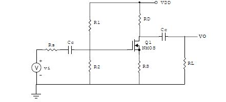 Solved Calculate the small signal voltage gain of a | Chegg.com