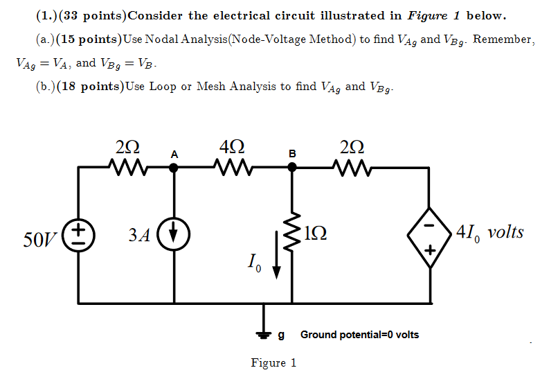 Solved Consider the electrical circuit illustrated in Figure | Chegg.com Solved Consider the electrical circuit illustrated in Figure | Chegg.com