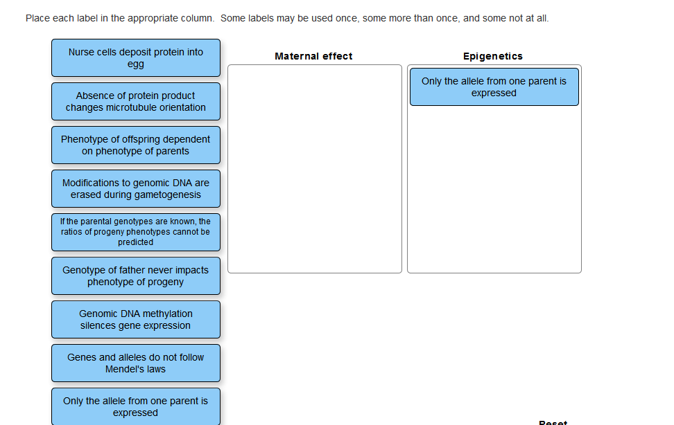 Solved Place each label in the appropriate column. Some | Chegg.com