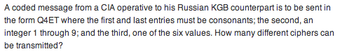 Solved A coded message from a CIA operative to his Russian | Chegg.com