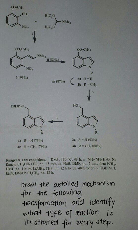 Solved CO CH CHy NMey NO. co CHs NMc ii (N)%) NO2 1 (95%) | Chegg.com