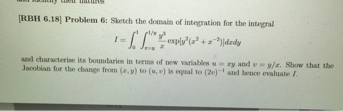 Solved Sketch the domain of integration for the integral I | Chegg.com