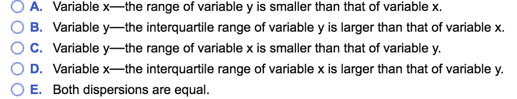 Solved Use the side-by-side boxplots shown to complete | Chegg.com