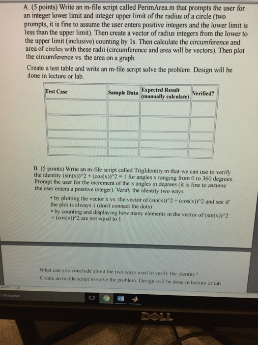 M-file scripts/function | Chegg.com