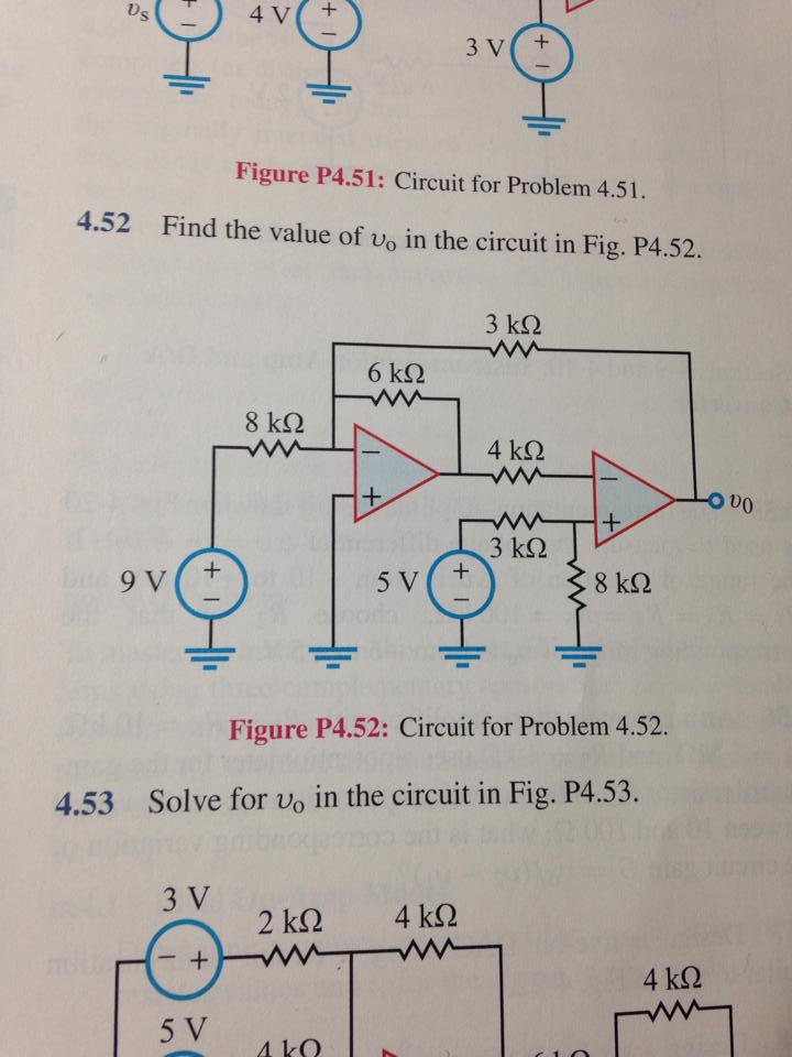 Solved Find the value of v0 in the circuit in Fig. P4.52. | Chegg.com