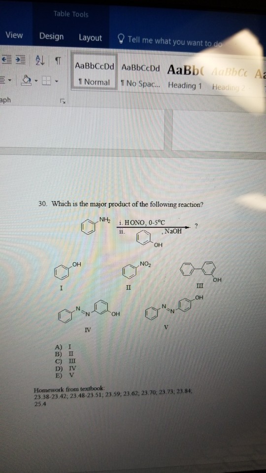 Solved Table Tools esign Layout References Mailings Review | Chegg.com