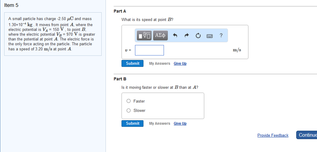 Solved A small particle has charge-2.50 mu C and mass 1.30 | Chegg.com